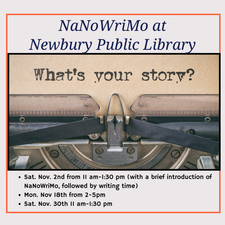 Events from November 7 – November 21 – Newbury Public Library (NH)